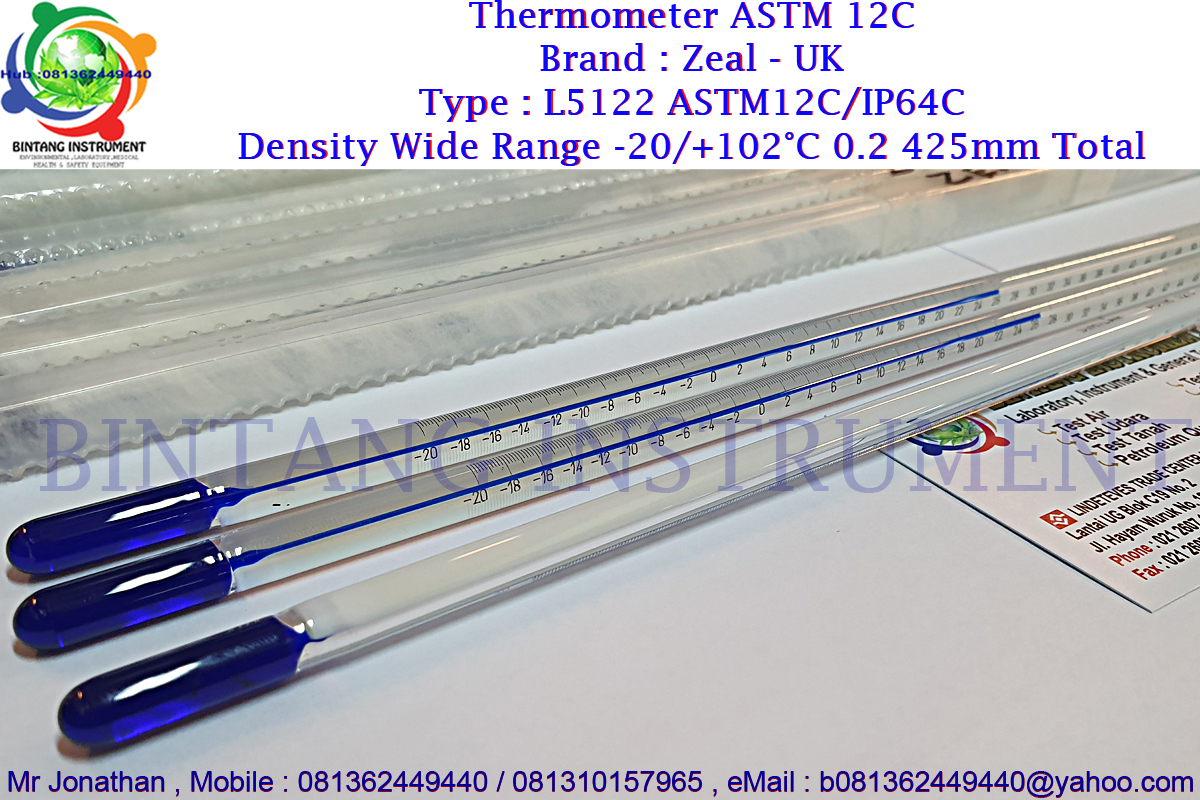 .: 081362449440 Jual Thermometer ASTM 12C Zeal , Jual Thermometer ZEAL ...