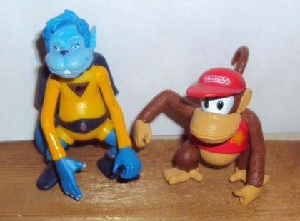 action figures and toys review: Diddy Kong