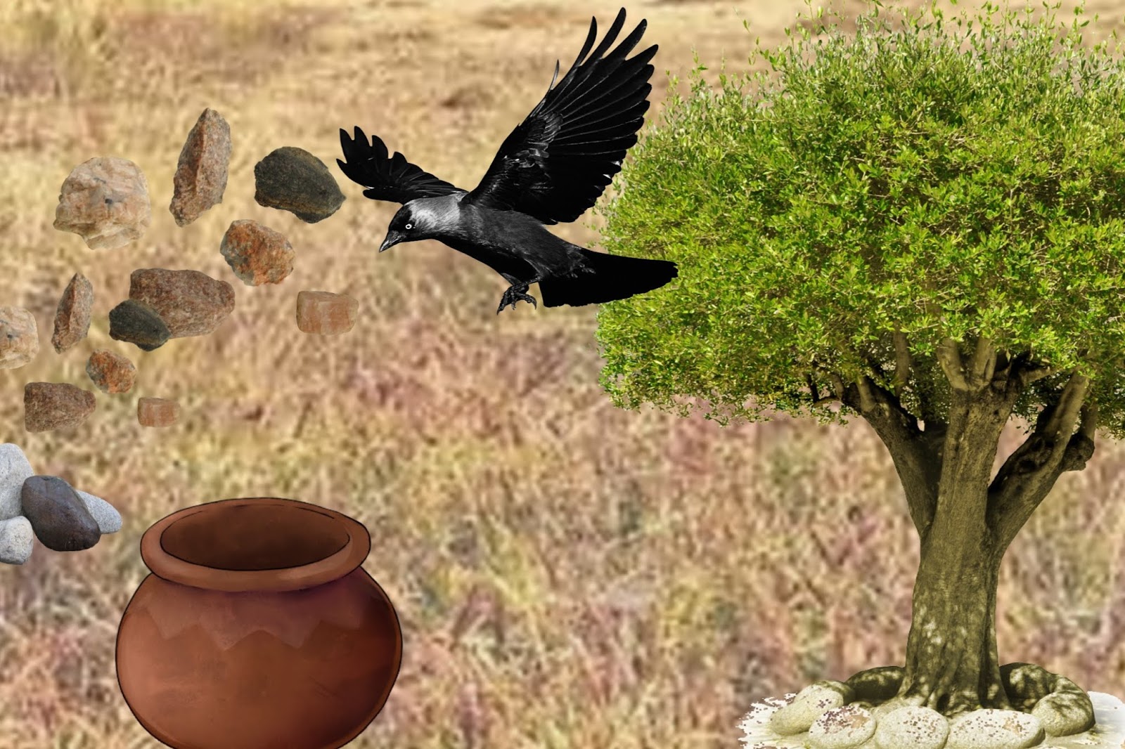 प्यासा कौवा कहानी | Pyasa Kauwa kahani