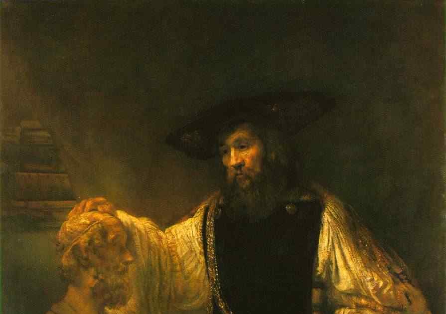 Drew's Day: Rembrandt's "Aristotle contemplating a bust of Homer"