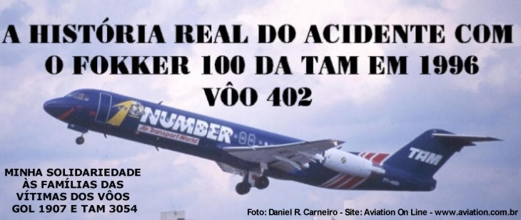 NOTÍCIAS E HISTÓRIAS SOBRE AVIAÇÃO: Aconteceu em 31 de outubro de 1996 ...
