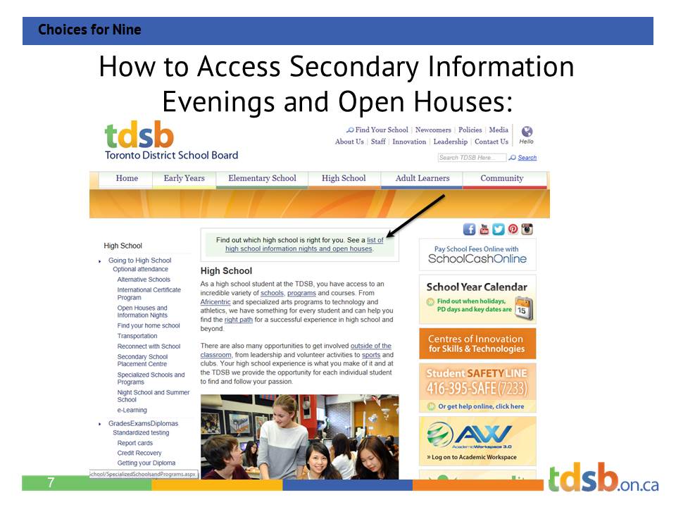 TDSB Learning Centre 3 Elementary Guidance and Career Education
