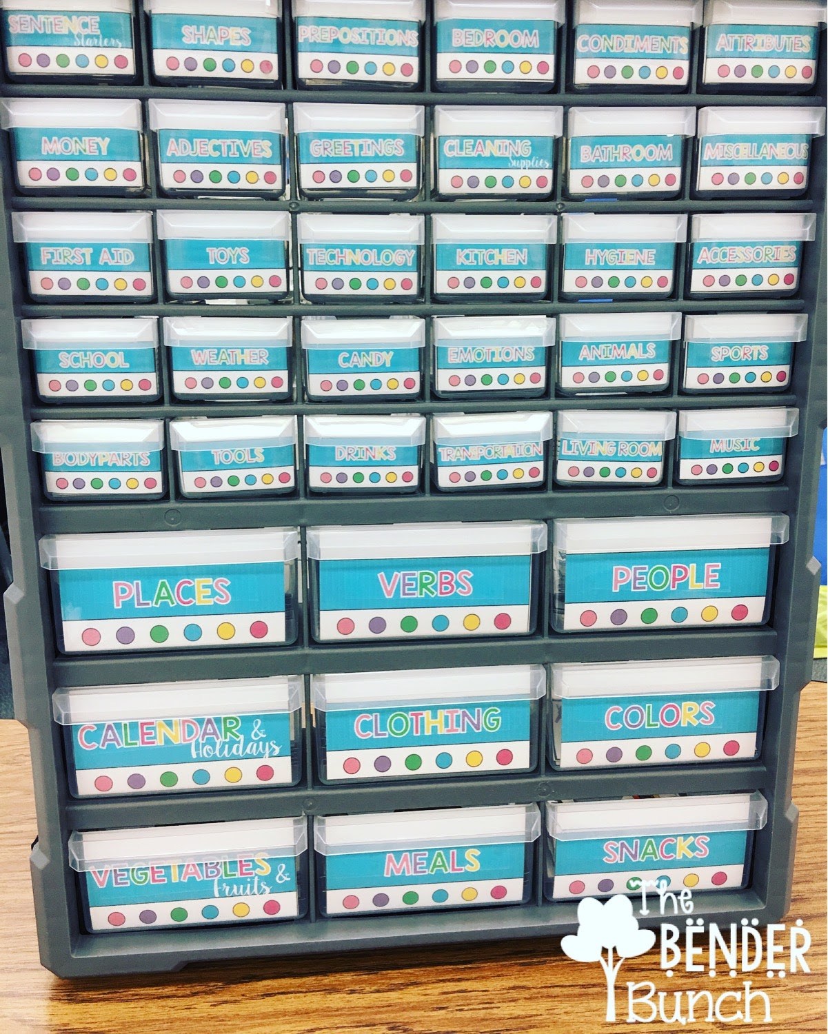 The Bender Bunch: PECS Storage System & Giveaway!