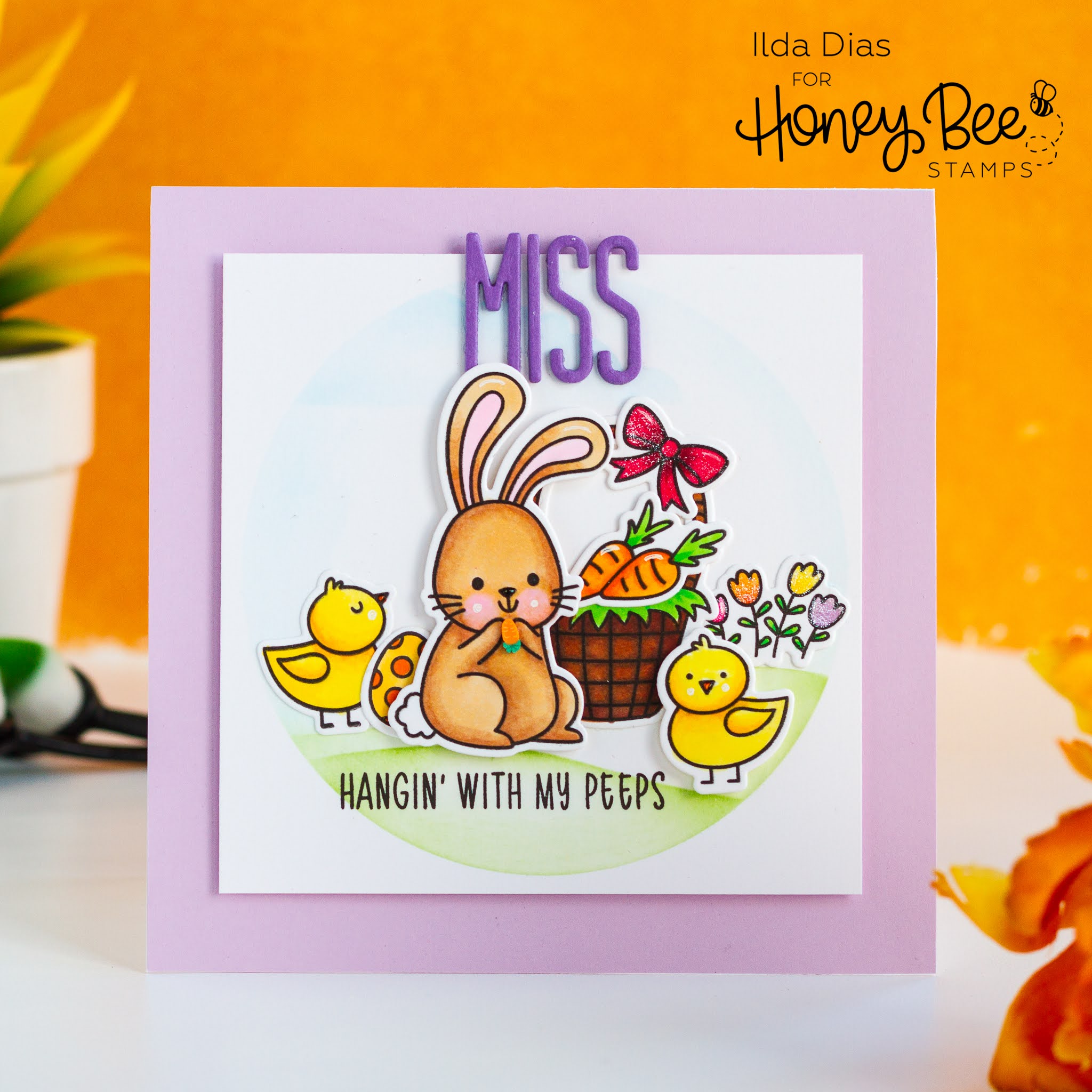 I Love Doing All Things Crafty: Miss My Peeps Friendship Card | Honey ...