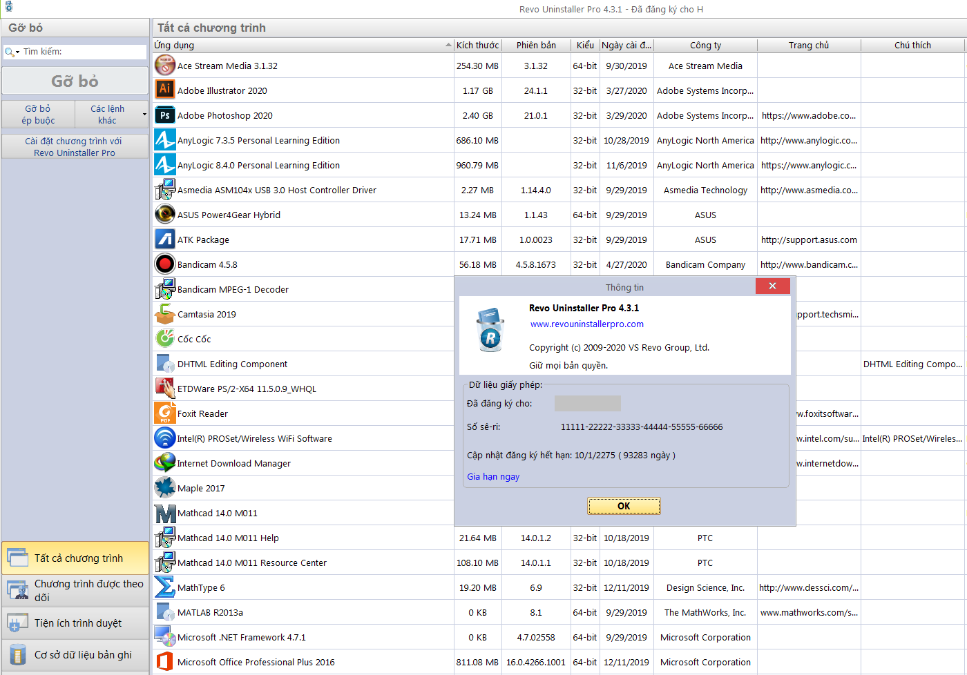 Revo Uninstaller Pro v4.3.1 đã đặc trị - phần mềm gỡ cài đặt cứng đầu ...
