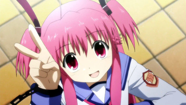 Anime girls doing the peace sign | Animoe