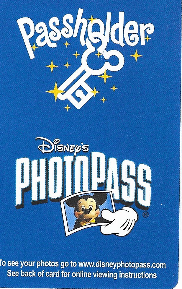 Passholder Disney Photopass Card