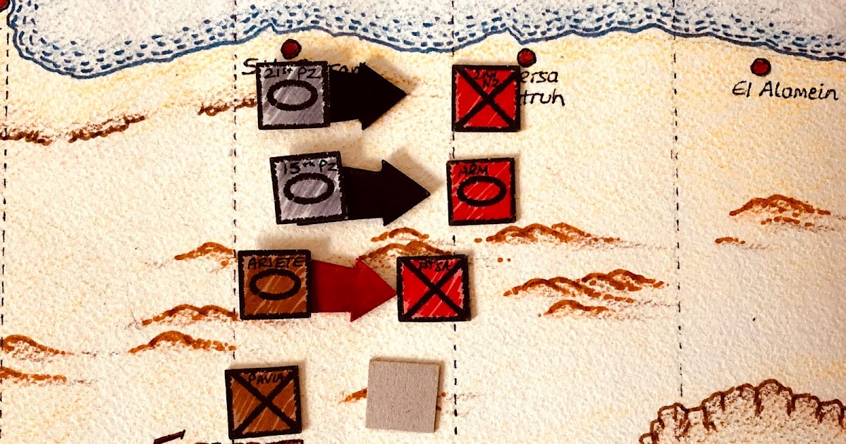 Grid based wargaming - but not always: WW2 Western Desert campaign game ...