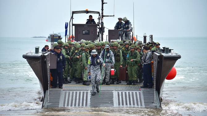 DEFENSE STUDIES: SAF Troops Rehearse for EXERCISE TRIDENT Finale Amid ...