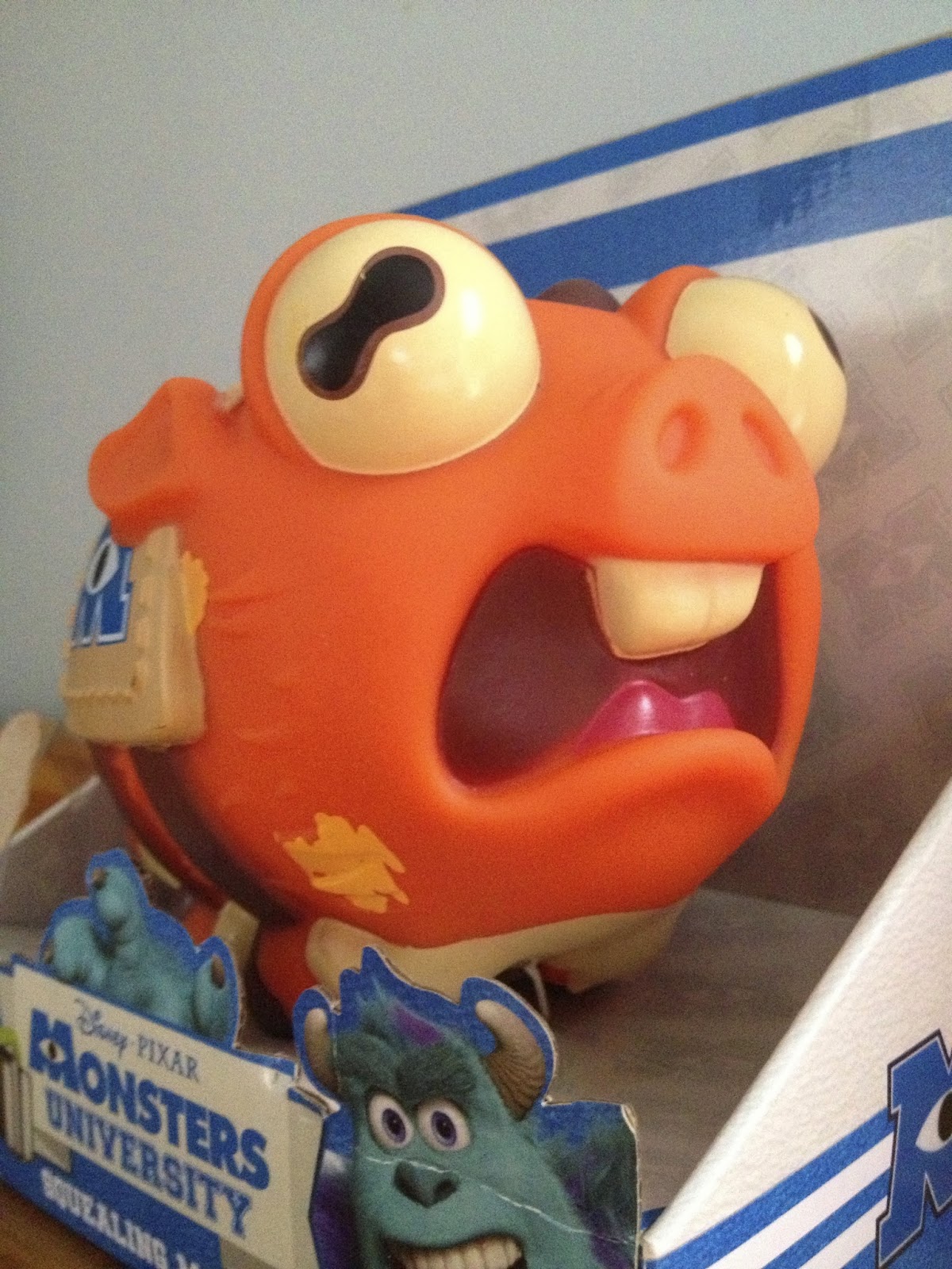Dan the Pixar Fan: Monsters University: Archie Squealing Mascot