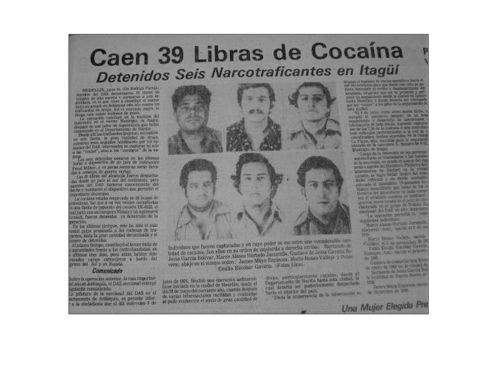 Proyecto Pablo Escobar: El célebre primer artículo de El Espectador. 1983