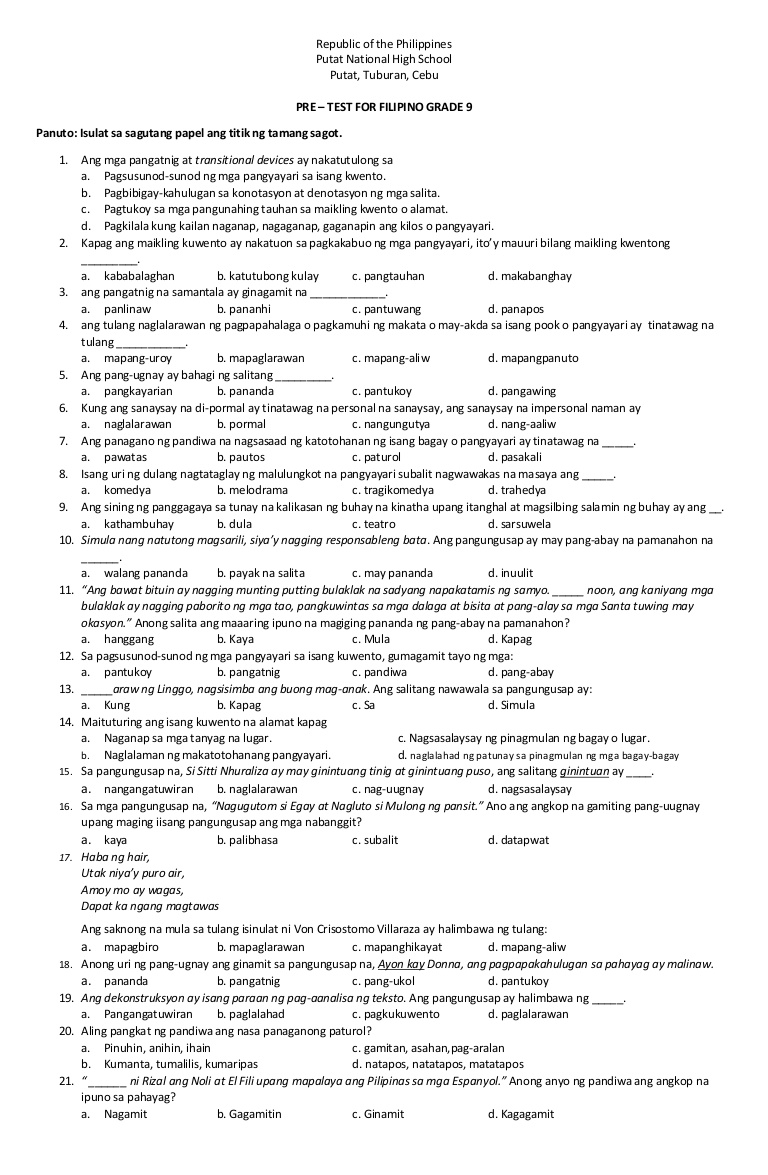 pang abay na pamanahon - philippin news collections