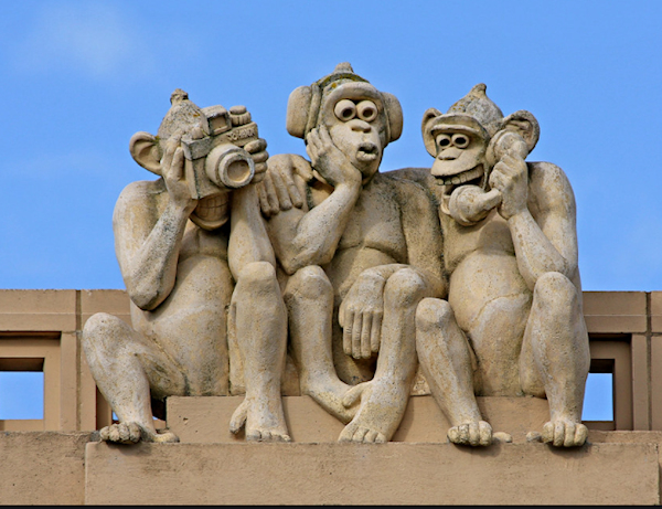 Scrollsaw Workshop: Three Wise Monkeys Scroll Saw Pattern.