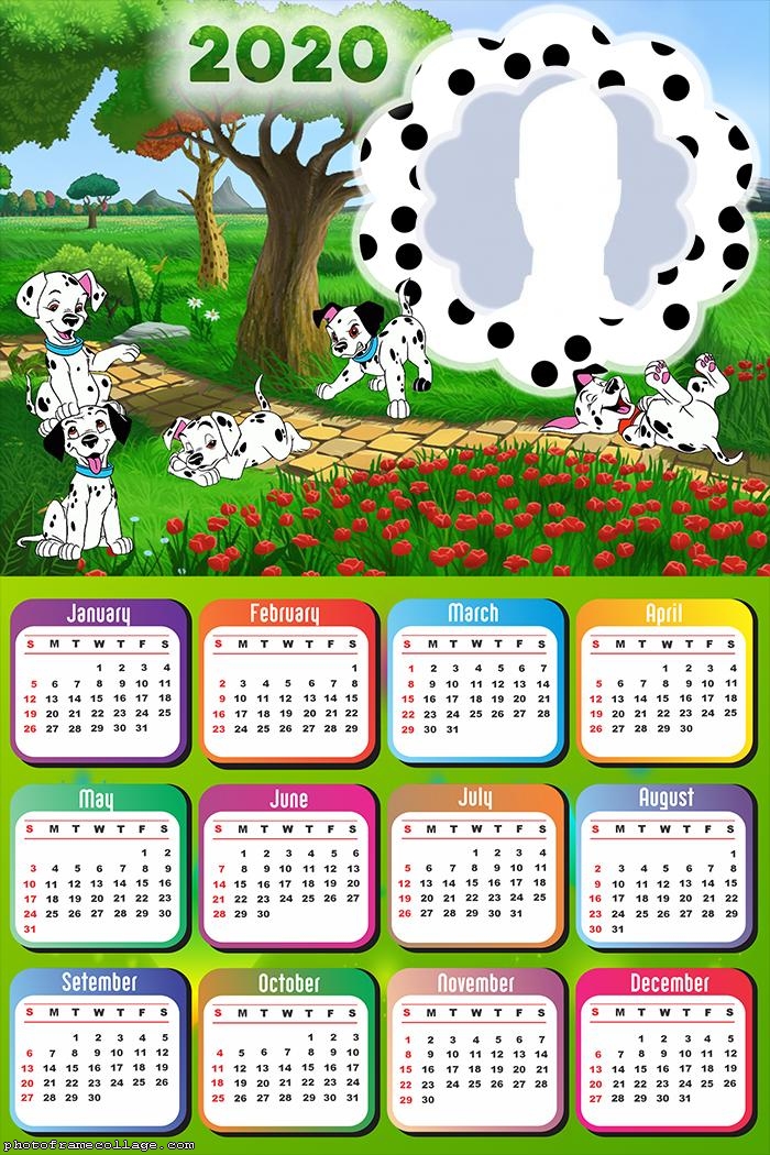 101 Dalmatians: Free Printable 2020 Calendar - Oh My Fiesta! in english