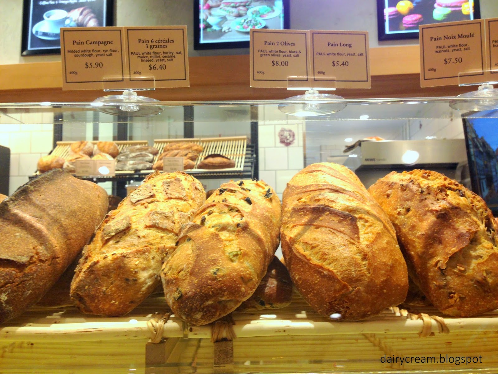 PAUL Boulangerie SG : NEW Menu