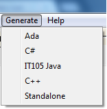 Raptor herramienta informatica: barra de herramientas de raptor