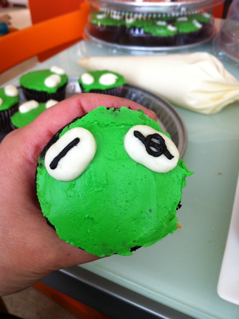 everywhere orange: Kermit party: the food