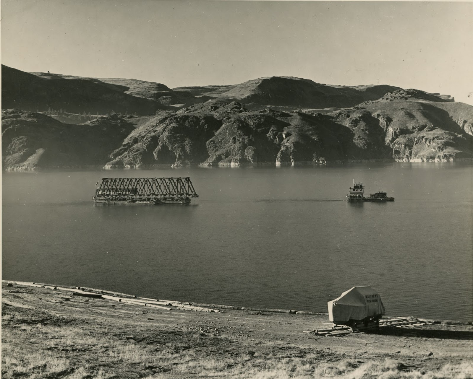 Big Bend Railroad History: 1942 Great Northern Marcus Bridge Removal Views