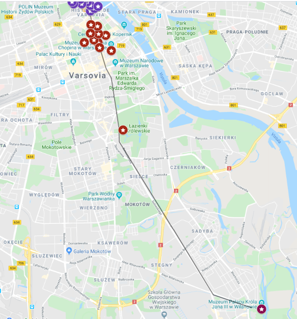 Ruta Real de Varsovia: Castillo Real, Lazienki y Wilanów