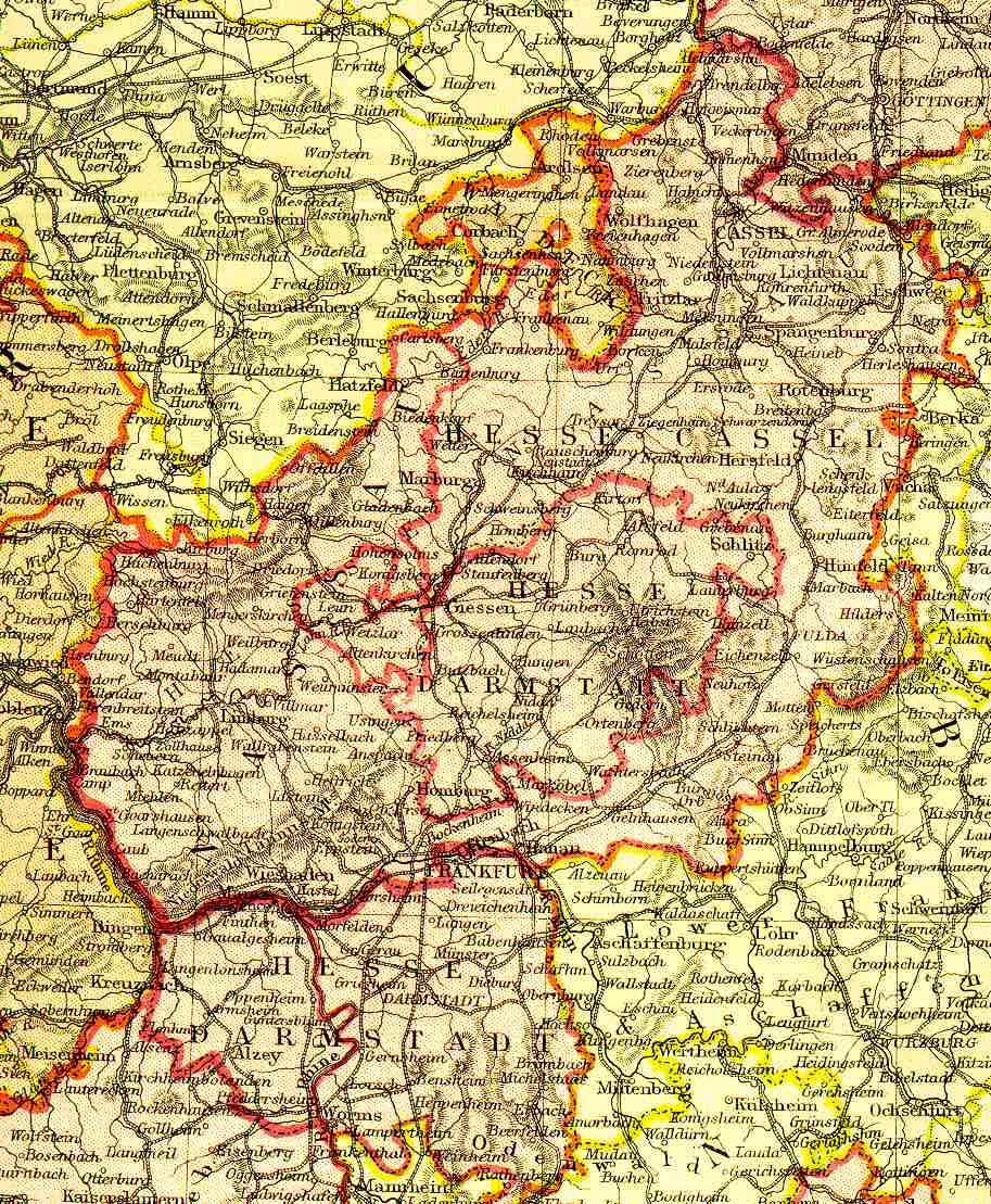 Hessen-Kassel Military: Hessen-Kassel Maps