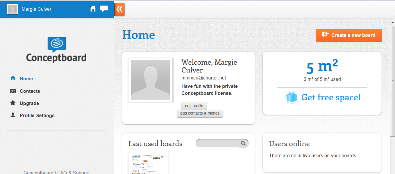Librarian's Quest: Virtual Post-It Boards---Conceptboard
