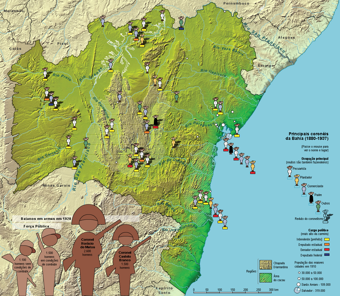 Mapas do Estado da Bahia