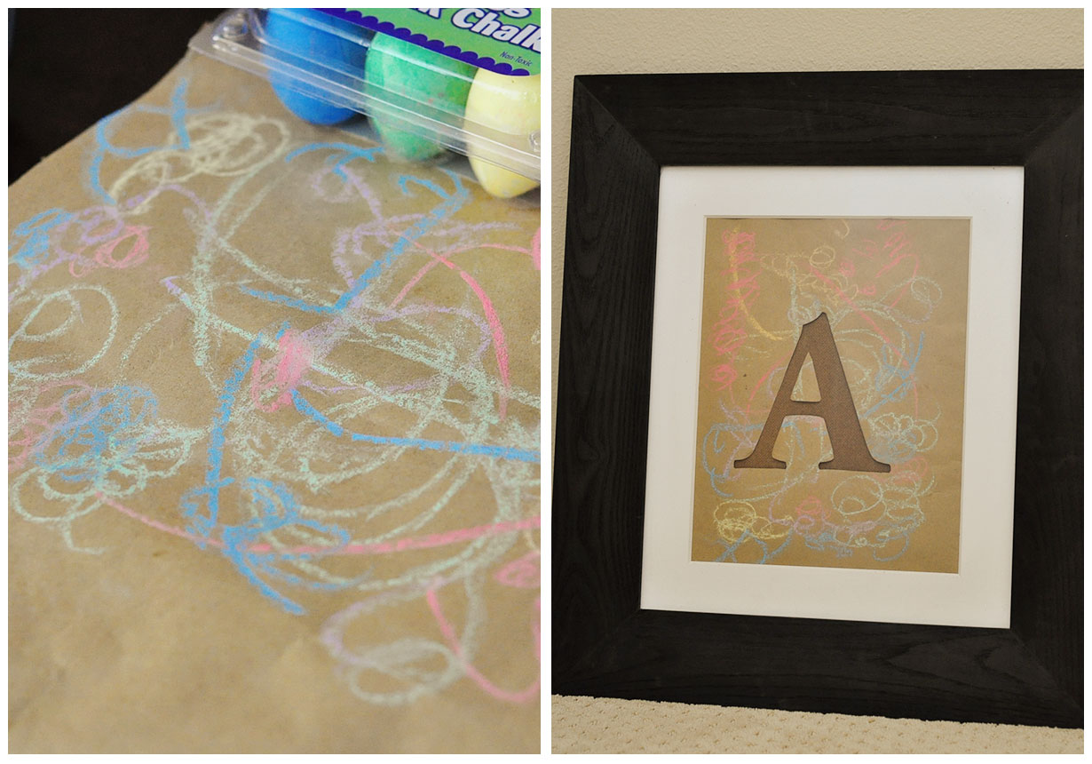 The Cheese Thief: Kids Art Display Monogram Idea