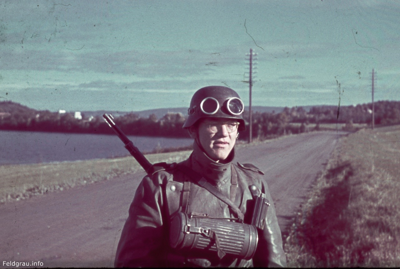 World War II in Color: Wehrmacht Dispatch Rider