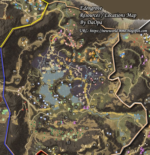 New World: Edengrove Map
