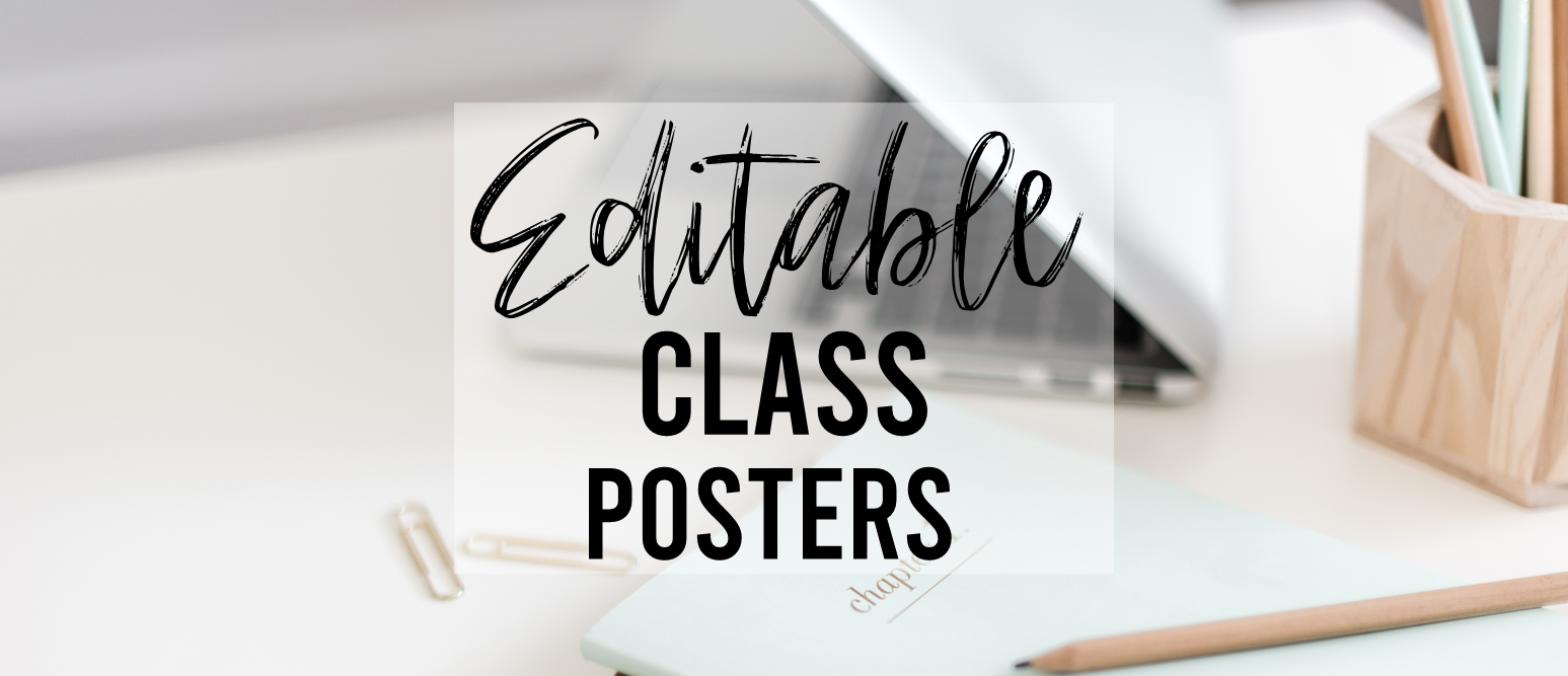 Editable Class Posters / Charts featuring Melonheadz Kidlettes | Mrs ...