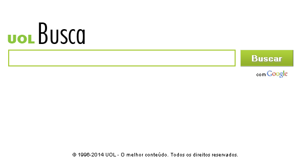 Ferramentas & Serviços Web: UOL Busca - Site de buscas