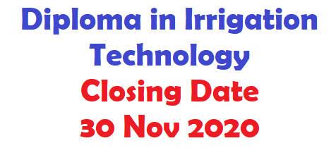 Diploma in Irrigation Technology