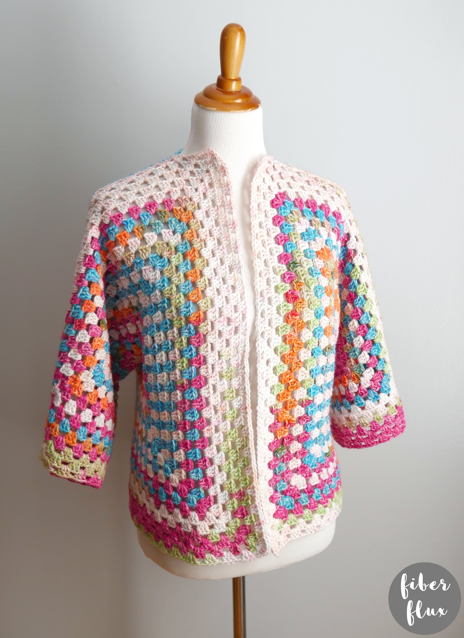 Fiber Flux: Art Class Cardi, Free Crochet Pattern + Video Tutorial
