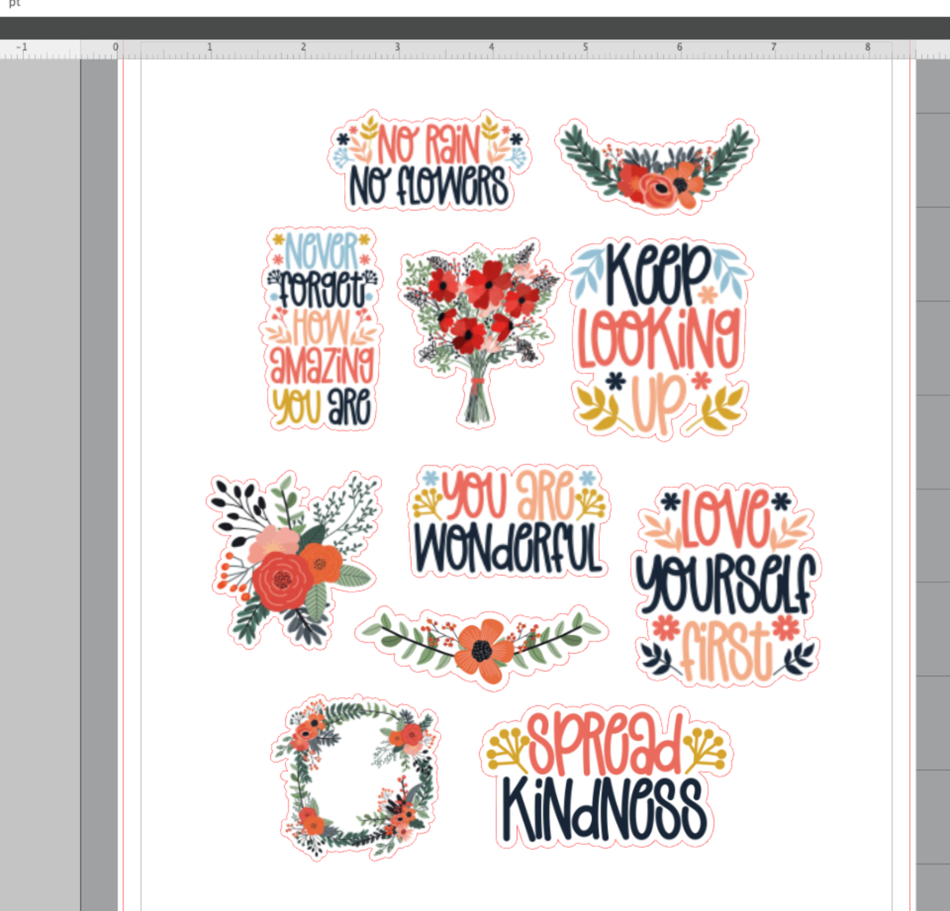 How to Make Sets of Kiss Cut Stickers with Silhouette CAMEO 4 ...