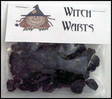 Beachy's Craft Cottage: Witch Warts Treat Bag Topper