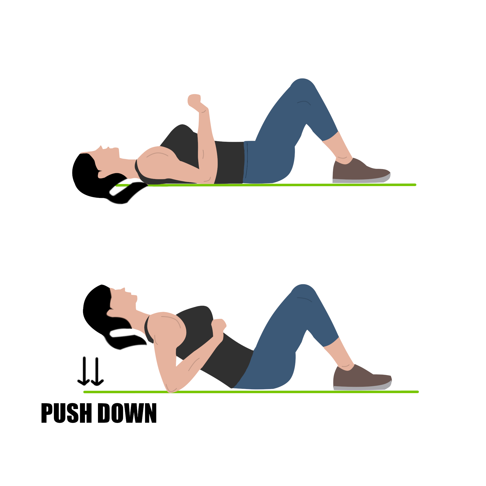 Total Body Workout at home for Beginners Female no equipment pdf | Full ...