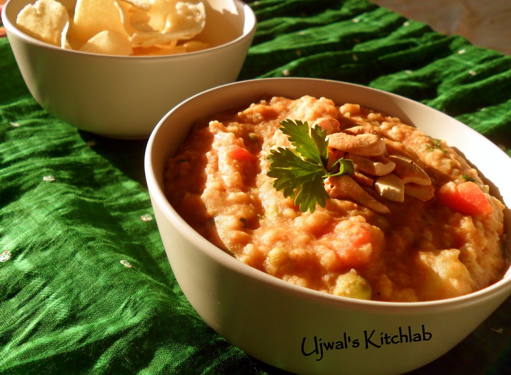 Ujwal's Kitchlab: Bisi Bele Bhath ~ A complete meal