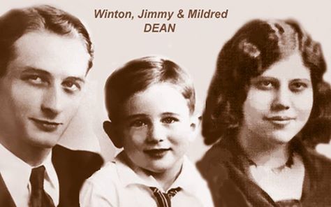 JAMES DEAN: CON SUS PADRES. WITH YOUR PARENTS