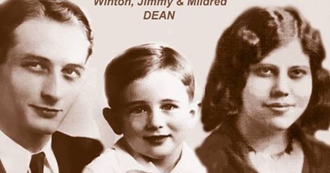 JAMES DEAN: CON SUS PADRES. WITH YOUR PARENTS