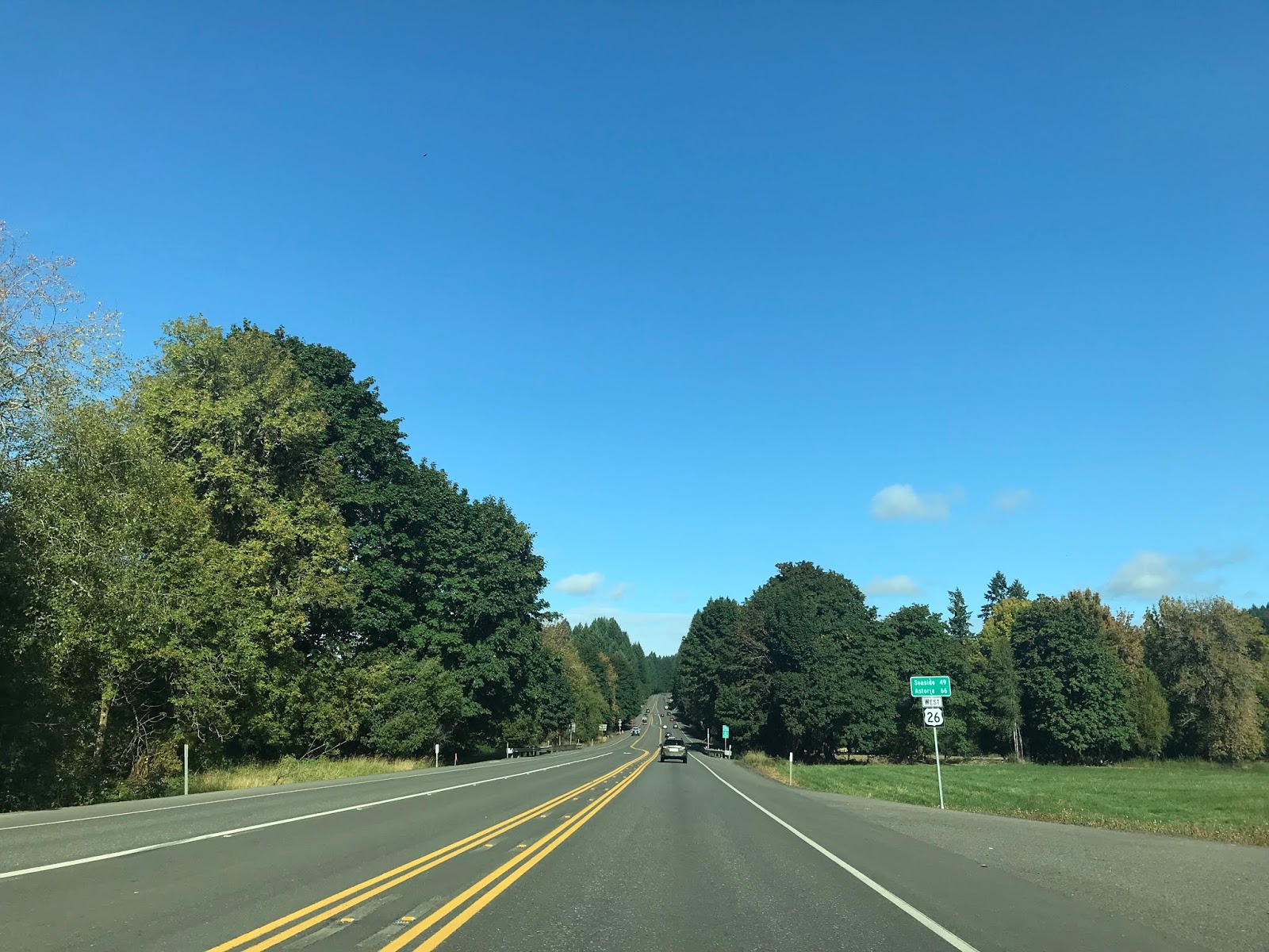 US Route 26 on the Sunset Highway from downtown Portland to US 101