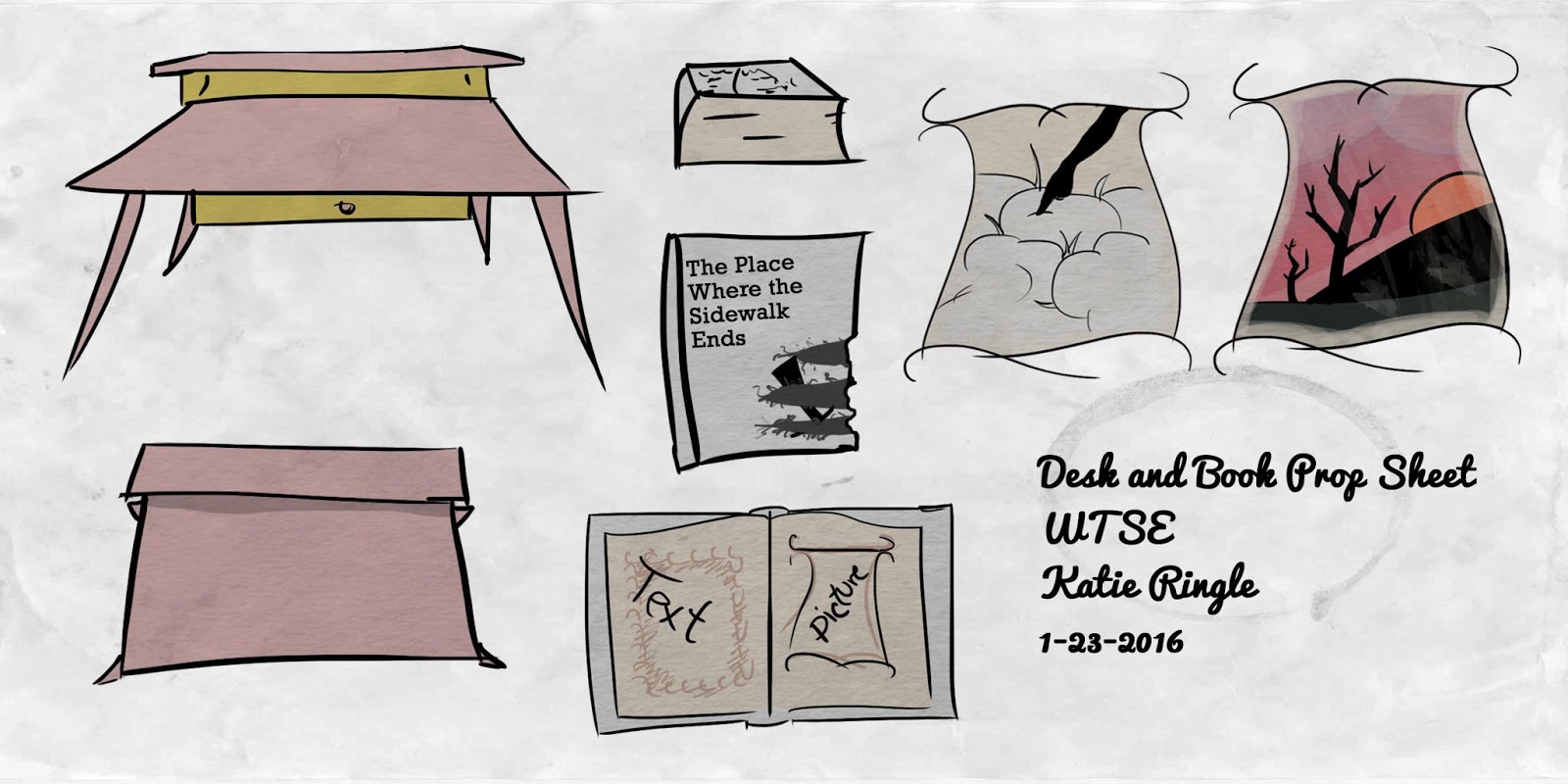 katieringle: Character Sheets and Prop Sheets - Where the Sidewalk Ends