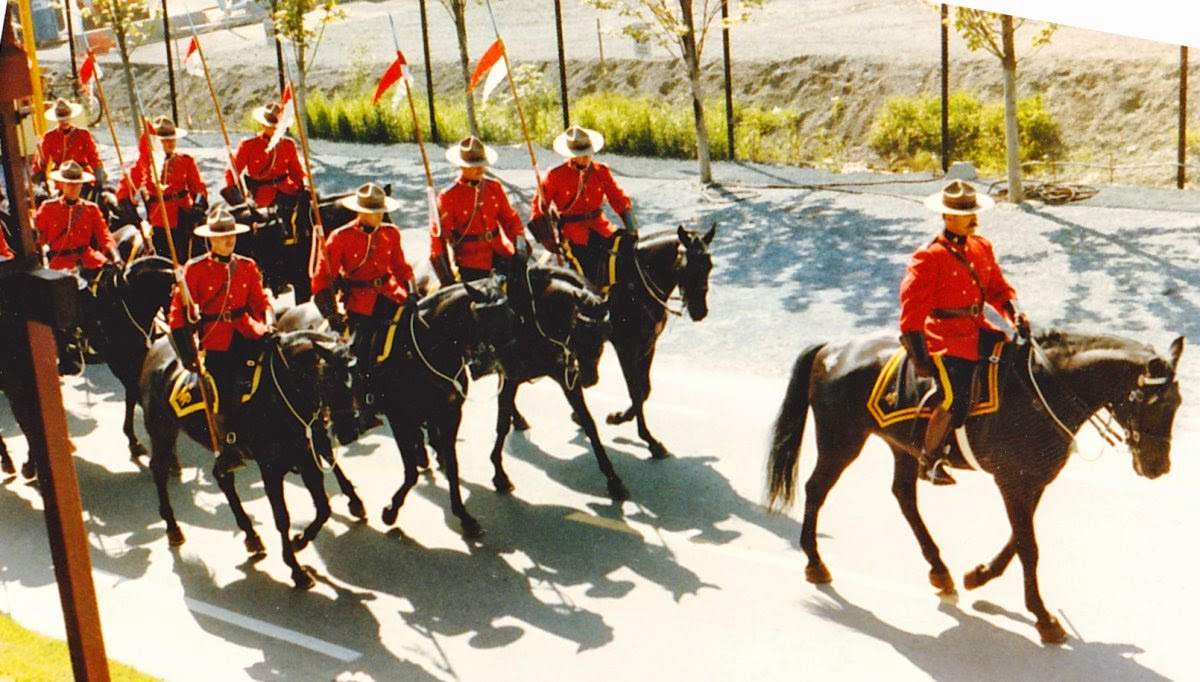 Trackside Treasure: Canada Day 2014: RCMP and Railways