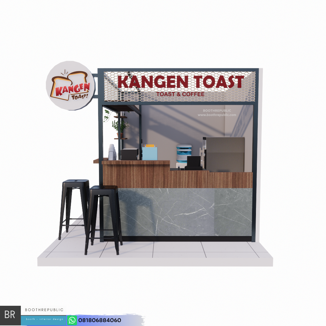 Booth Kangen Toast - Roti & Coffee - Booth Republic