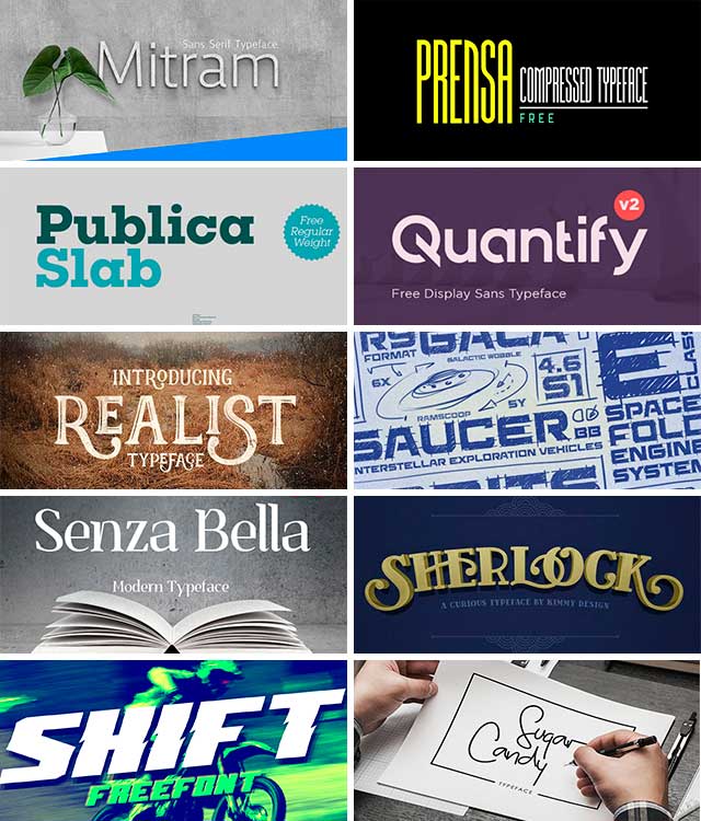 36 Nuevas Fuentes Gratis para Descargar | Saltaalavista Blog