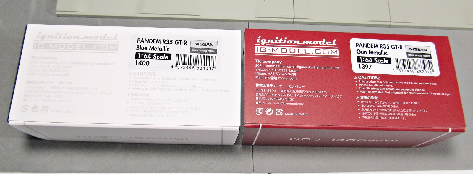 Ignition Model 1/64 box case