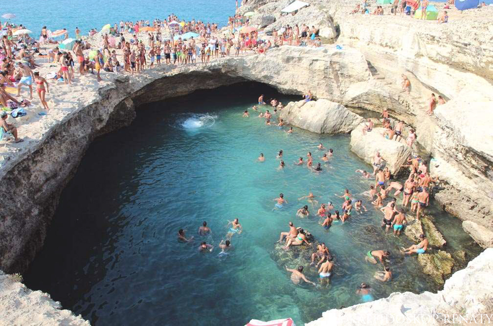 Grotta della Poesia w Apulii | Kalejdoskop Renaty