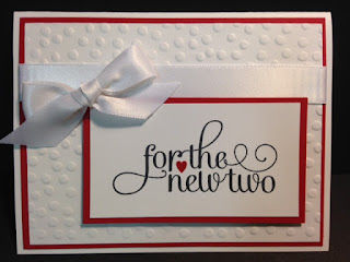 My Creative Corner!: A For the New Two Wedding Card