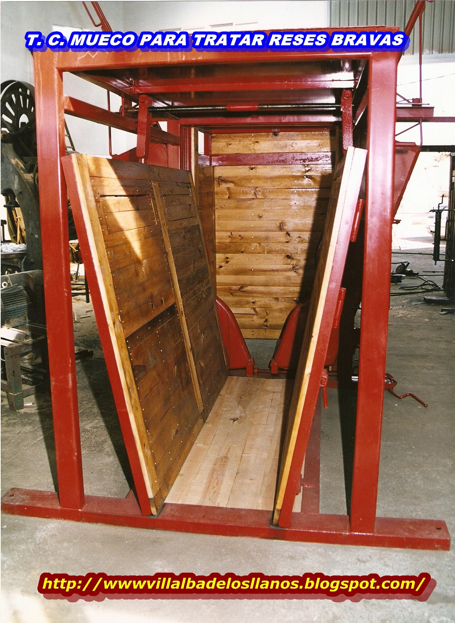 INDICE DEL BLOG DE VILLALBA DE LOS LLANOS: MUECO PARA CURAR RESES BRAVAS