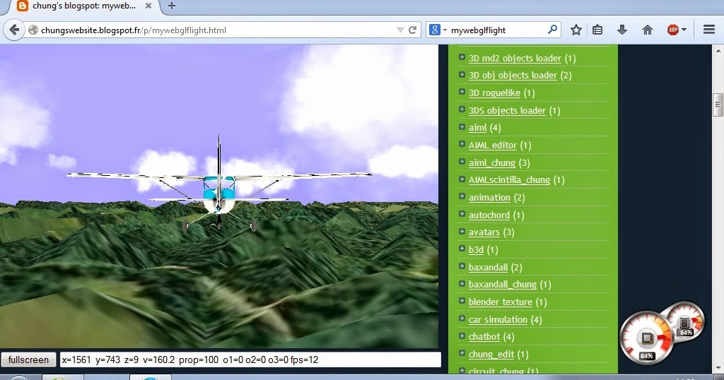 chung's blogspot: mywebglflight free 3D webgl / bing static maps flight ...