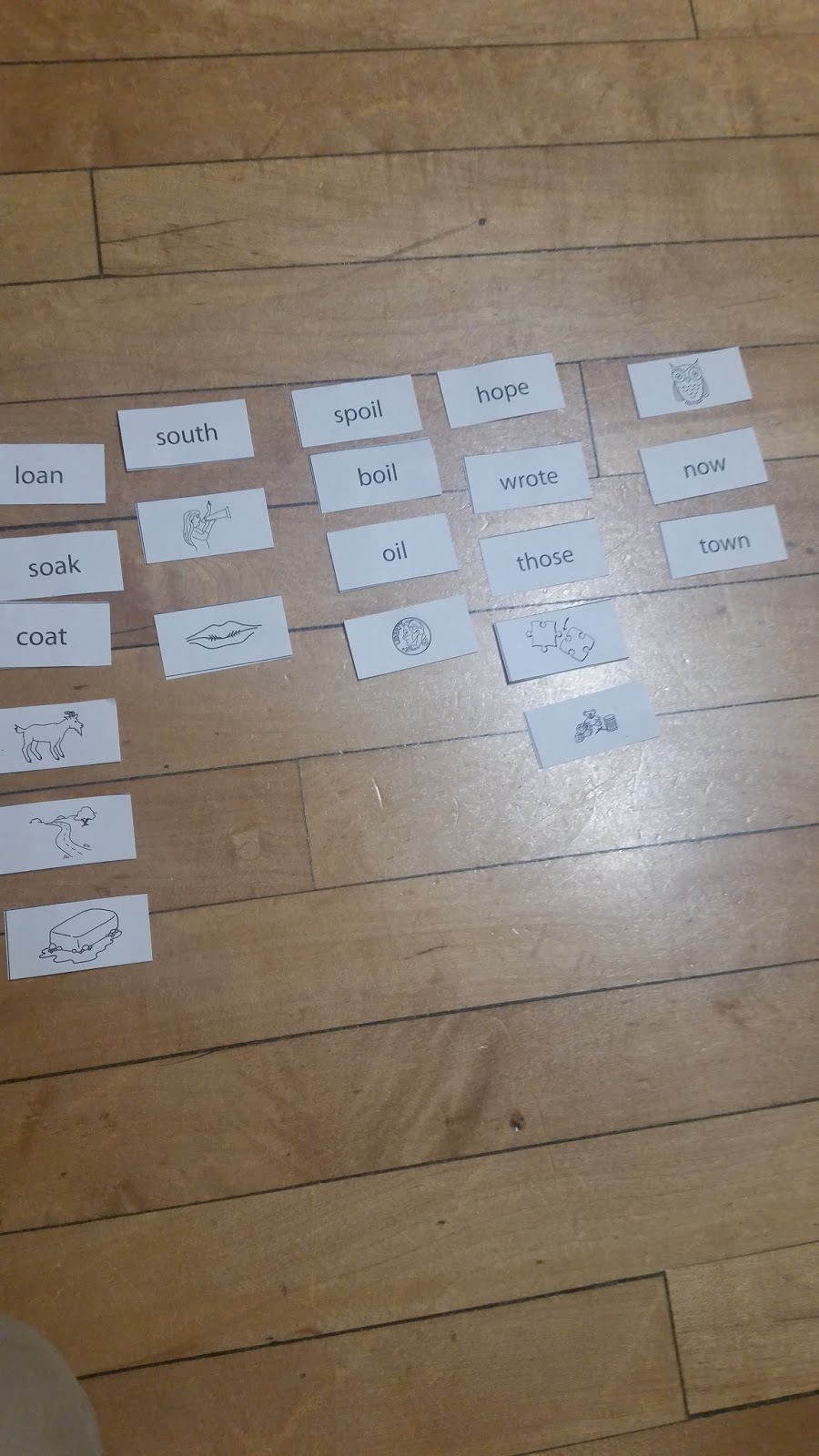 Tutoring : Lesson 3- Open Word Sort and Making Connections